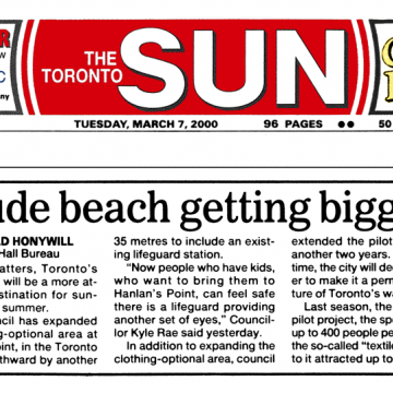 Hanlan's Point Beach | Peter A. Simm | Ont. Appellate Counsel ...